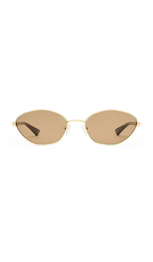 Le Specs Le Bebe Sunglasses - Gold & Brown Mono