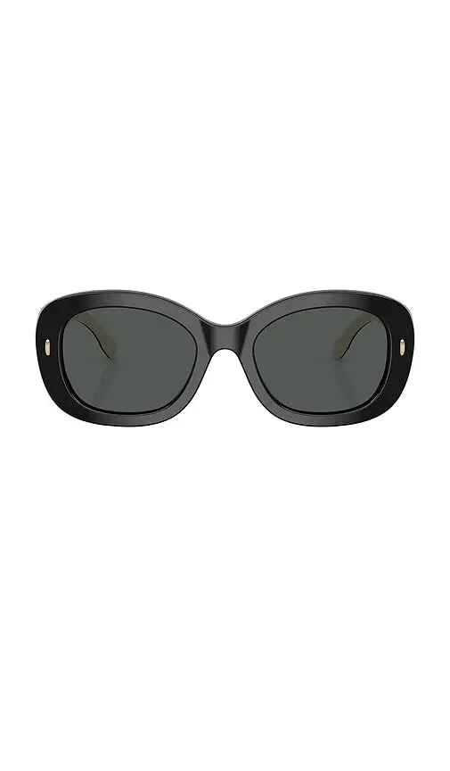 Tory Burch Rectangle Sunglasses - Black