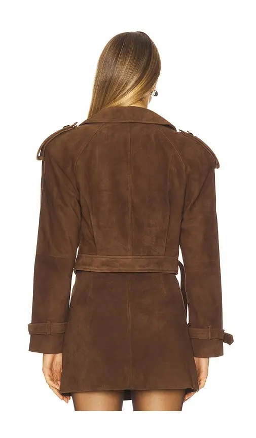 SUSANNA CHOW Natasha Suede Jacket