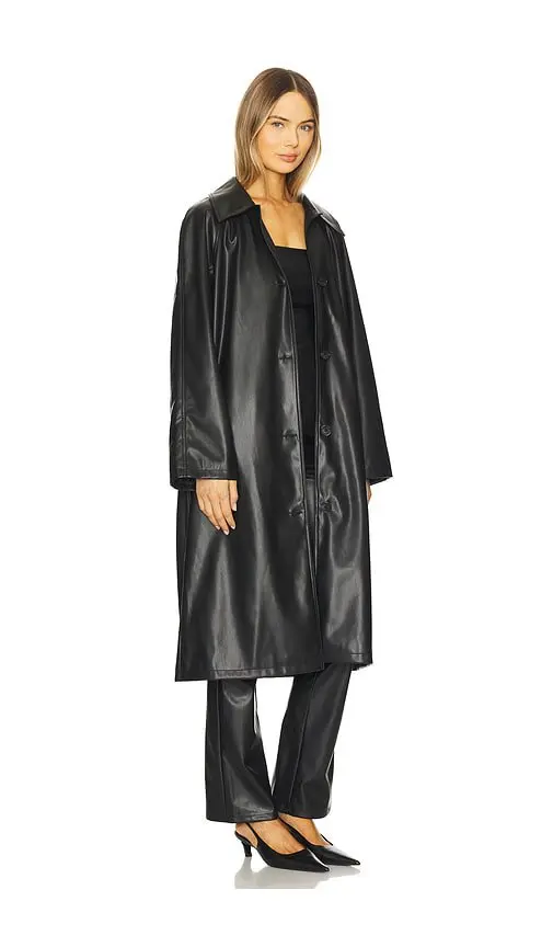 Superdown Francine Faux Leather Coat