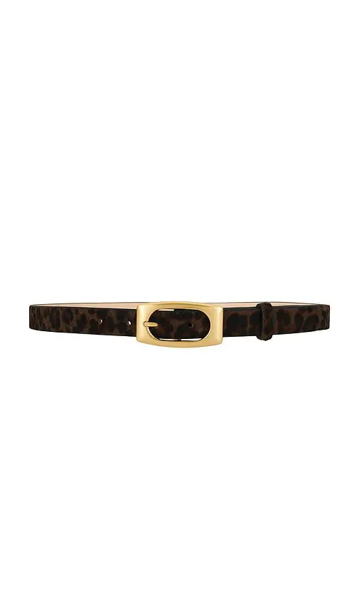 Rag & Bone Rory Belt - Leopard Hair Calf