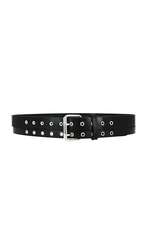 Isabel Marant Split Belt - Black & Silver