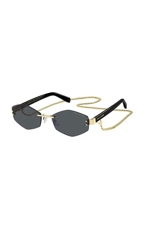Marc Jacobs Geometric Rimless Sunglasses