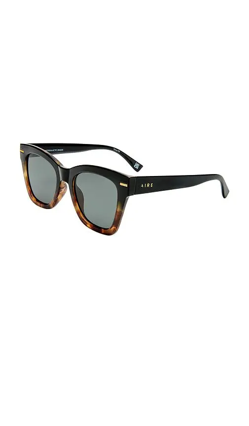 AIRE Intergalactic Sunglasses - Black Tort Splice & Smoke Mono