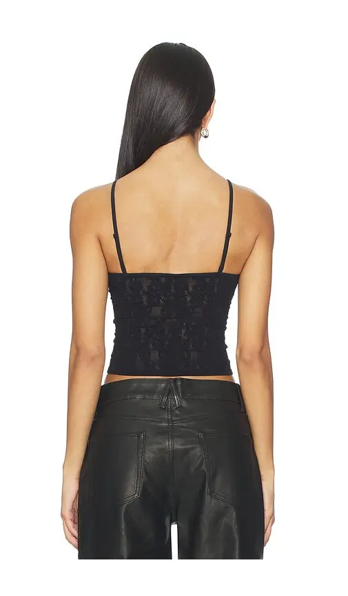 SKIMS Warp Knit Lace Cropped Cami