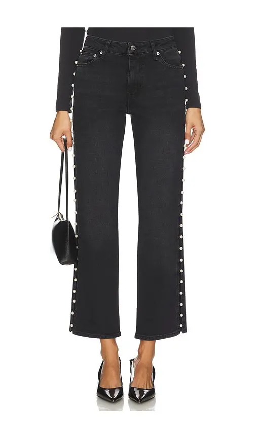 Simkhai Amelia High-rise Straight-leg Jean