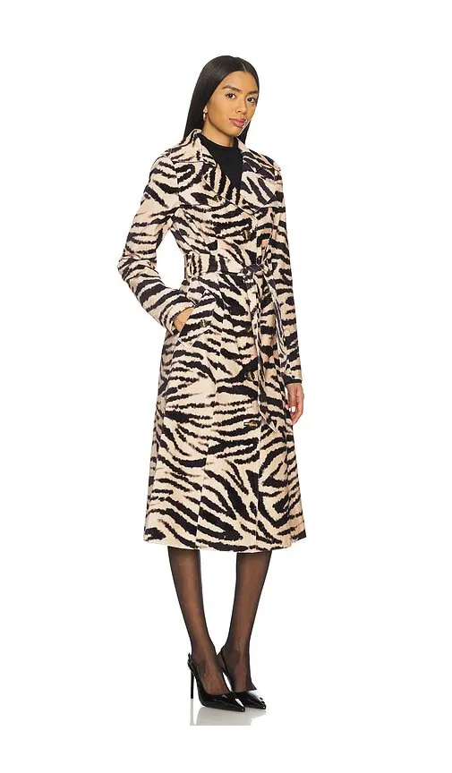 Cara Cara Karlie Trench - Zebra Blush