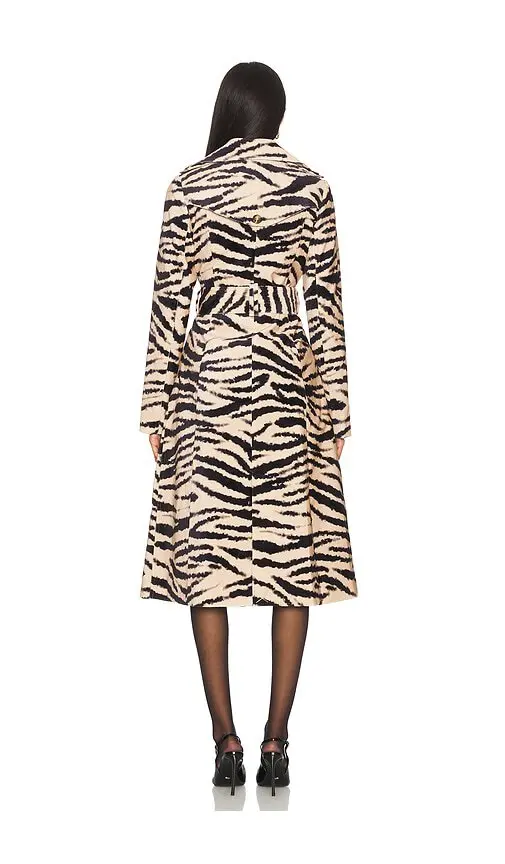 Cara Cara Karlie Trench - Zebra Blush