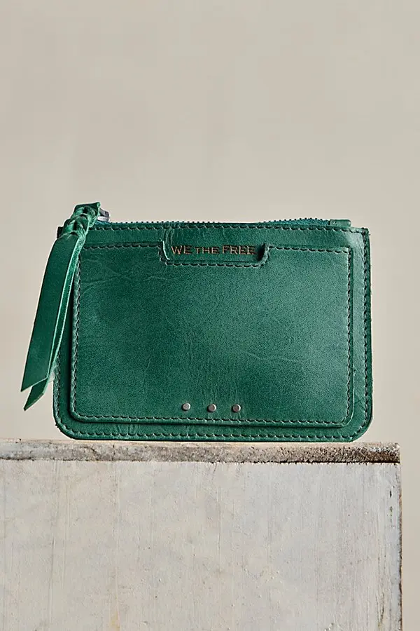 Free People We The Free Mini Vale Wallet - Greenery