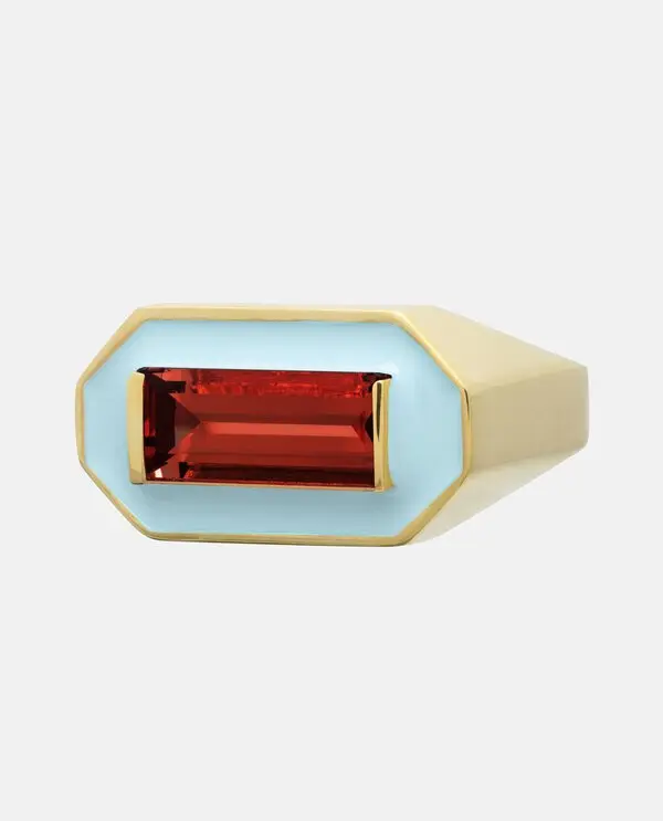 ALIITA Deco Maxi Baguette Ring - Multicolor
