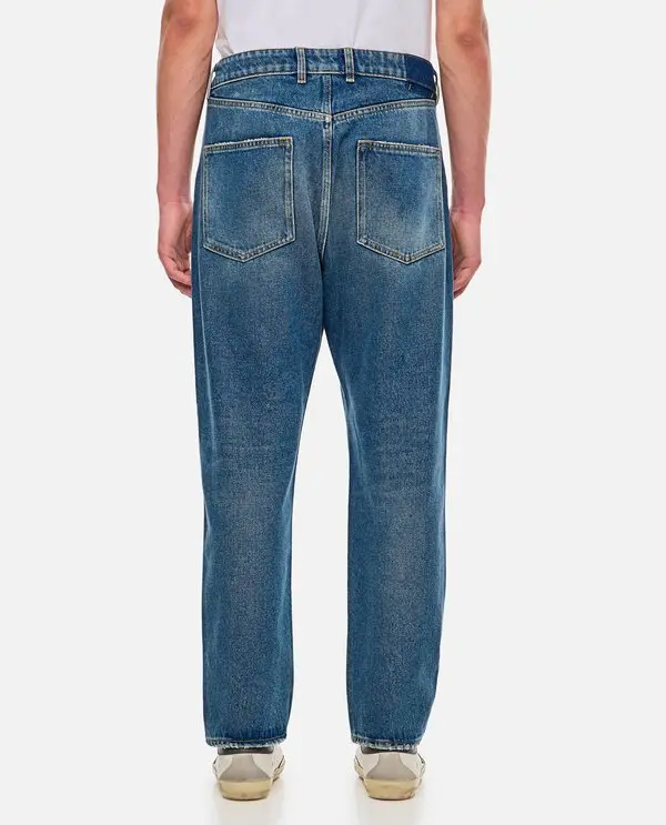 GOLDEN GOOSE Denim Happy Medium Stone Washed