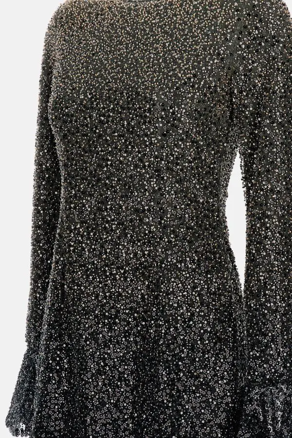 ROTATE BY BIRGER CHRISTENSEN Beaded Mini Dress - Multicolor