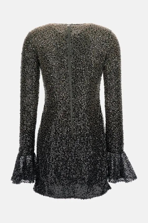 ROTATE BY BIRGER CHRISTENSEN Beaded Mini Dress - Multicolor