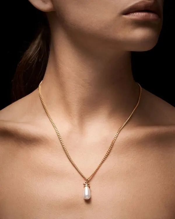 MARIA NILSDOTTER Pearl Tear Necklace