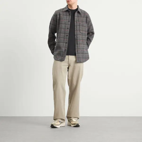 Portuguese Flannel Type Tweed Overshirt