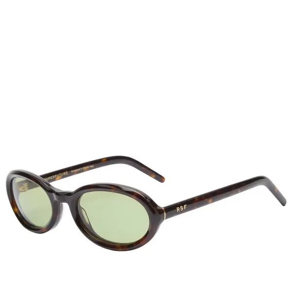 RETROSUPERFUTURE Cherry Round Frame Sunglasses - Havana