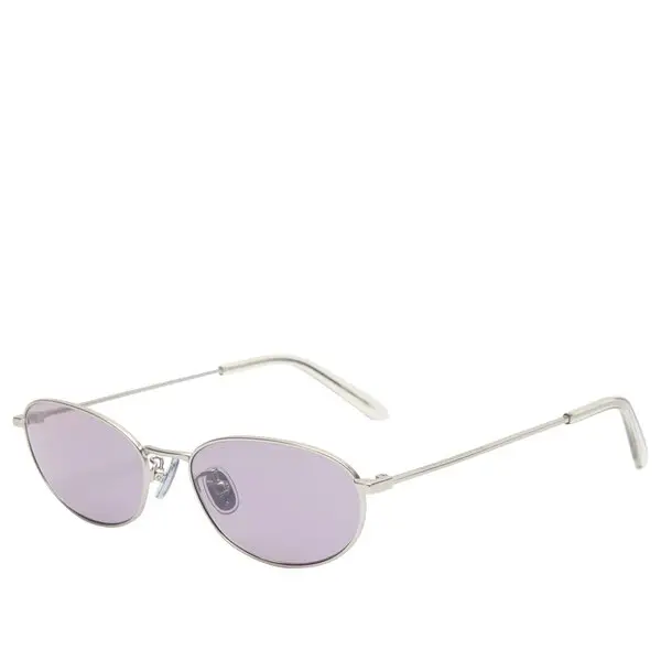 RETROSUPERFUTURE Uovo Sunglasses - Silver/brown