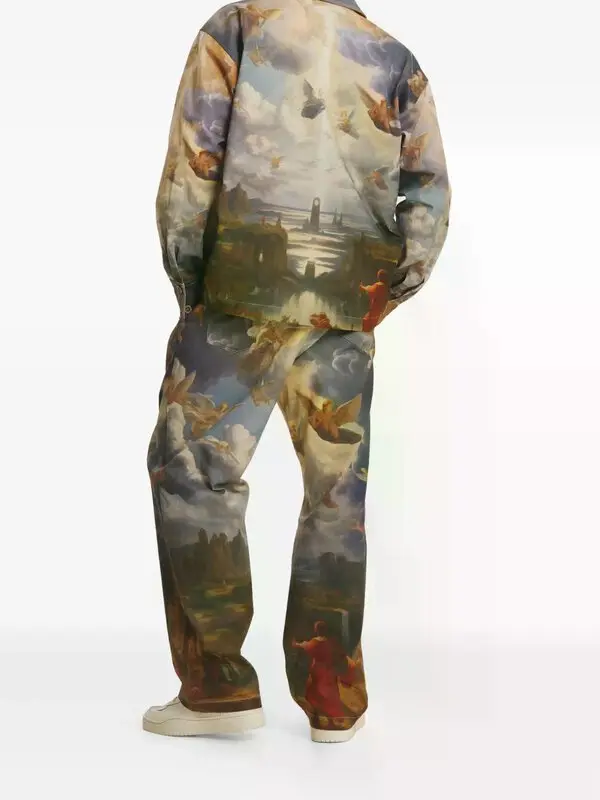IRINA VOINEA Printed Trousers