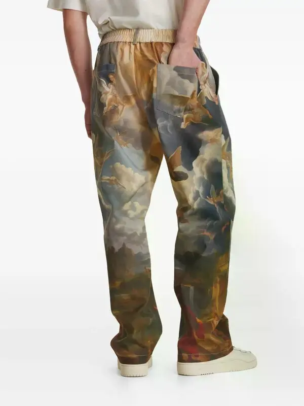 IRINA VOINEA Printed Trousers