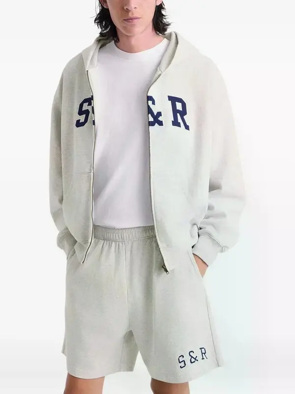 SPORTY & RICH Patch Pocket Drawstring Shorts