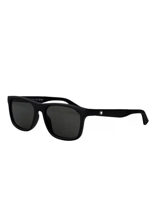 Montblanc Rectangle Logo Sunglasses - Black