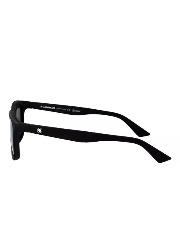 Montblanc Rectangle Logo Sunglasses - Black