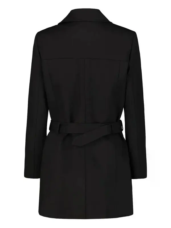 DRHOPE Belted Double-breasted Coat