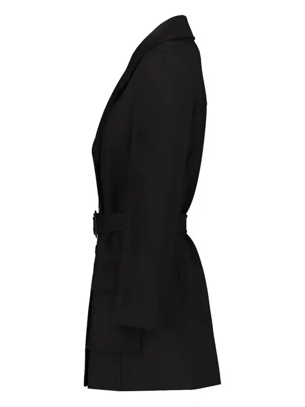 DRHOPE Belted Double-breasted Coat