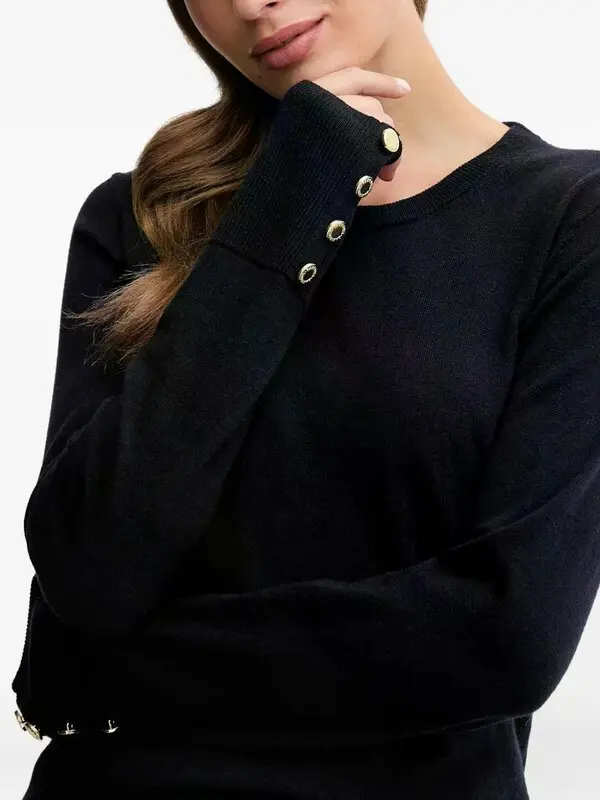 Barbour Button-embellished Sweater - Black