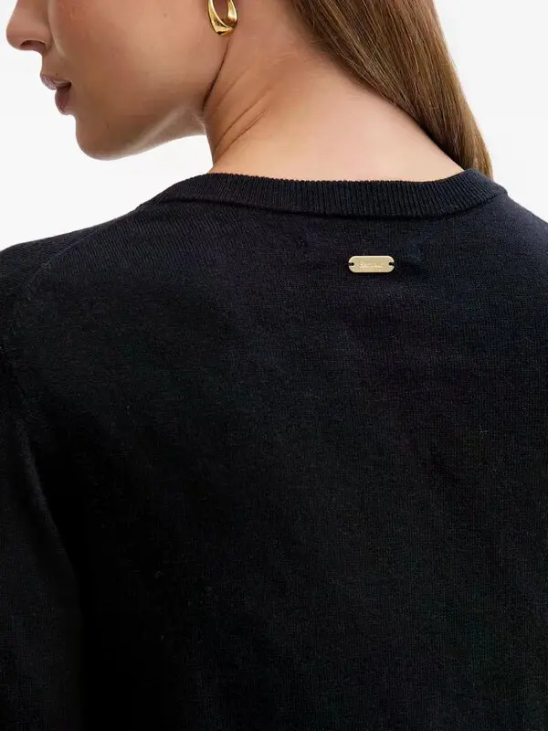 Barbour Button-embellished Sweater - Black