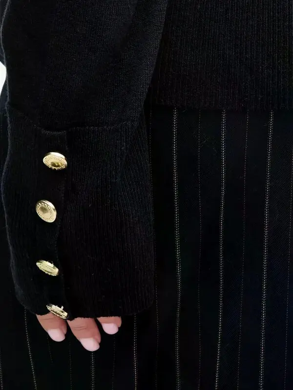 Barbour Button-embellished Sweater - Black
