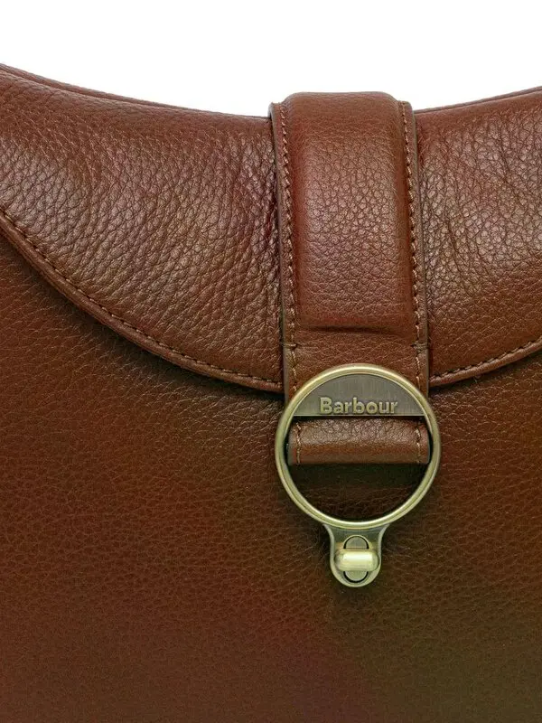 Barbour Alder Leather Shoulder Bag - Brown