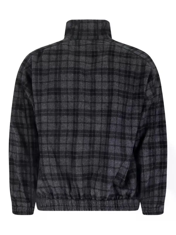 WILLY CHAVARRIA Zip-up Plaid Jacket