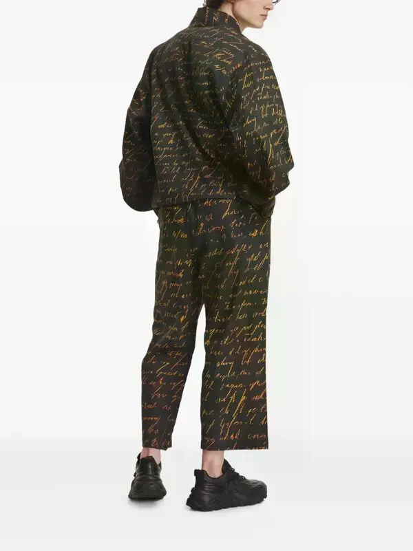 IRINA VOINEA Writings Balloon-sleeve Jacket