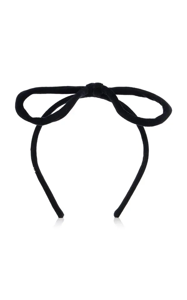 Valentino Garavani Bow-detailed Headband - Black