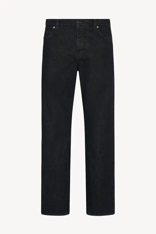 THE ROW Rossen Cotton Denim Jeans - Black