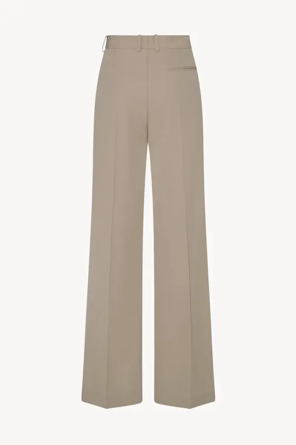 THE ROW Virgil Pant In Wool - Stone