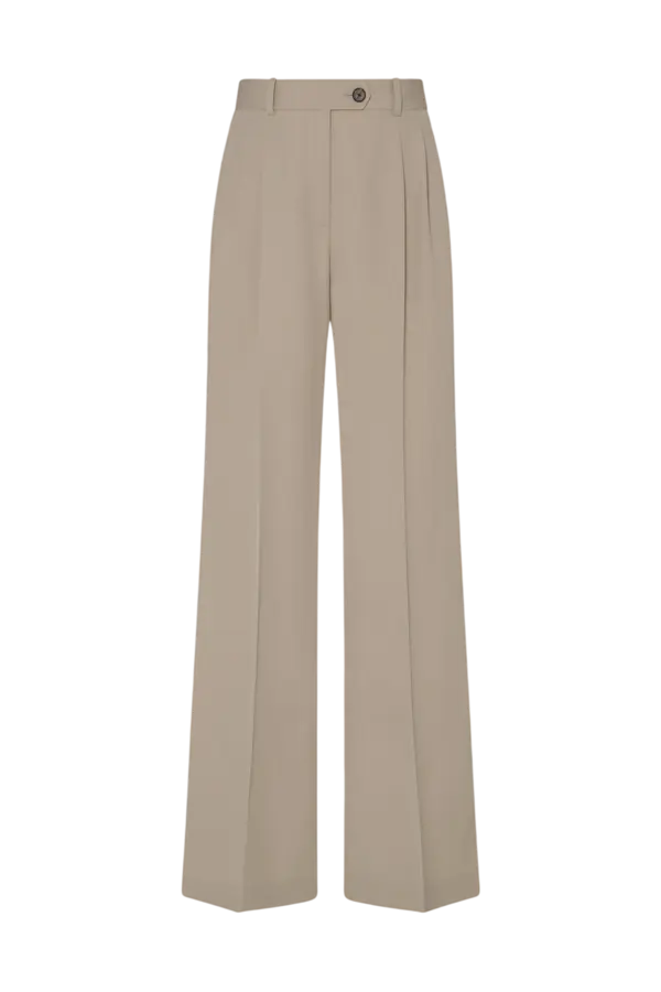 THE ROW Virgil Pant In Wool - Stone