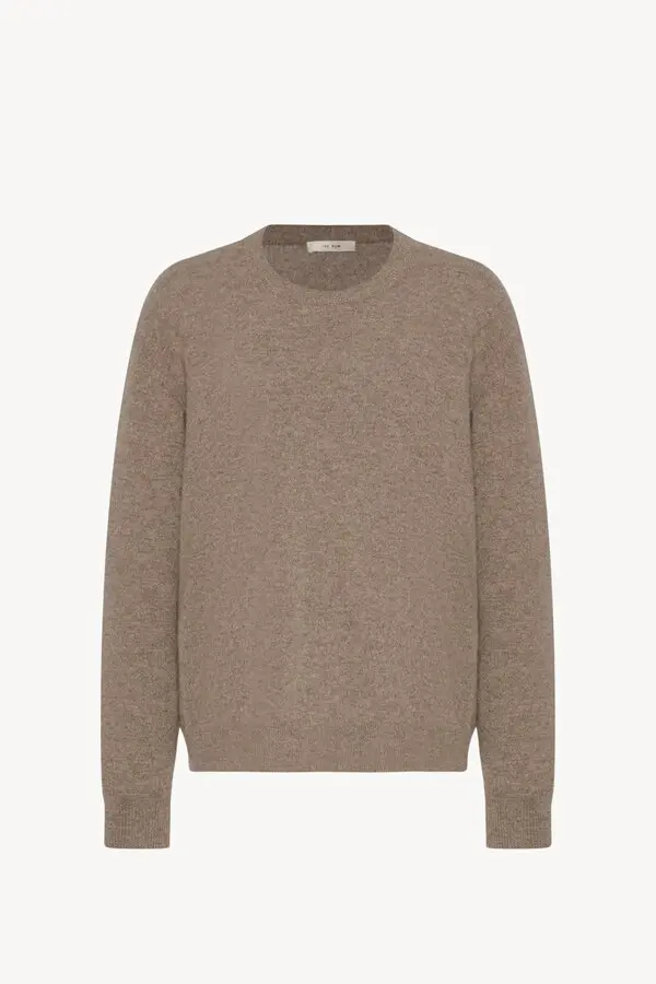 THE ROW Misael Cashmere Sweater - Light Pebble