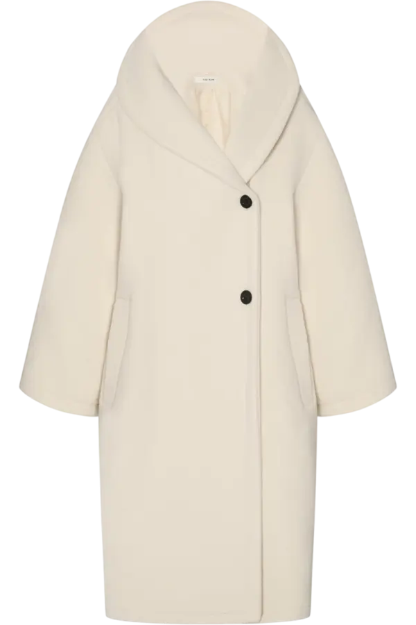THE ROW Regino Virgin Wool Coat - Ivory