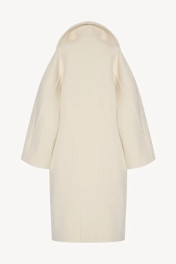 THE ROW Regino Virgin Wool Coat - Ivory
