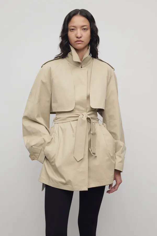 THE ROW Tavoris Cotton Jacket - Sandstone