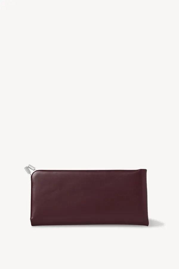 THE ROW Clasp Sunglasses Case - Borgogna