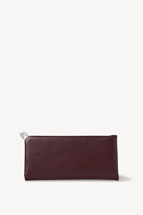 THE ROW Clasp Sunglasses Case - Borgogna