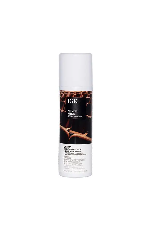 IGK Never Miss Root And Scalp Touch-up Spray Royal Auburn Auburn - Aqua