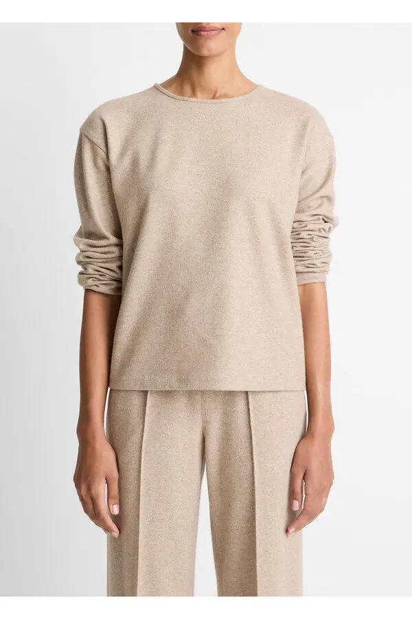 Vince Italian Wool-blend Lounge Pullover