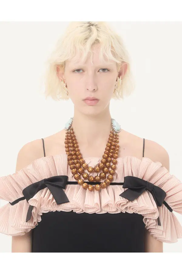 Valentino Garavani Coeur Hyperbole Necklace - Brown