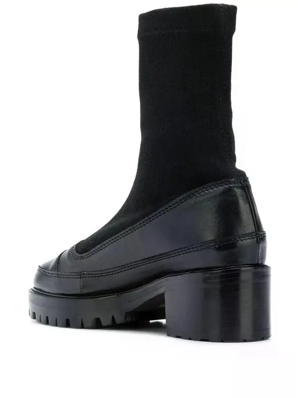 NICOLE SALDANA Platform Sock Boots