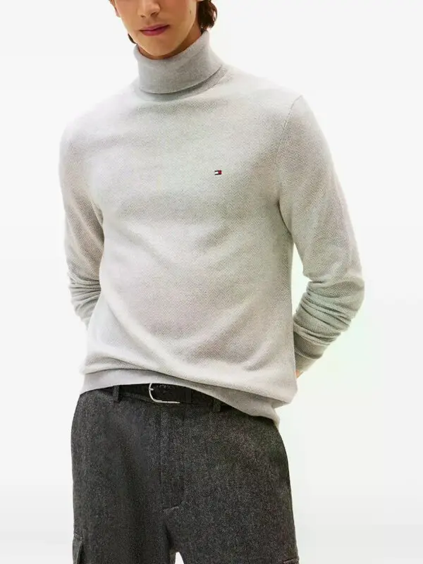Tommy Hilfiger Logo Turtleneck Sweater