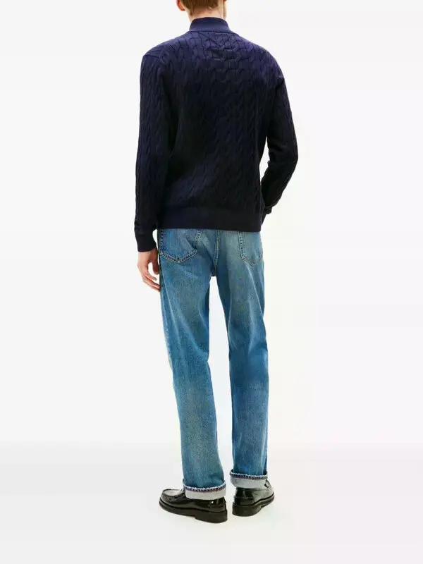 Tommy Hilfiger Cable-knit Half-zip Sweater